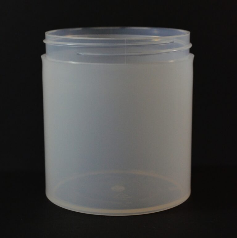 16 oz 89/400 Natural Thick Wall Straight Base PP Jar - PackagingBuyer