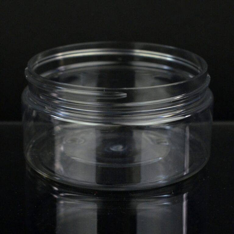 8 oz 89/400 Low Profile Clear PET Jar - PackagingBuyer
