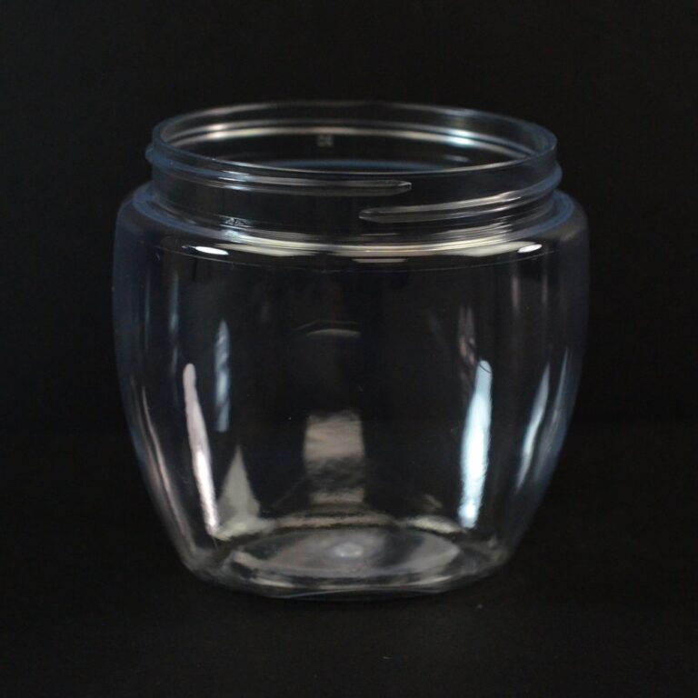 8 Oz 70/400 Venetian Clear PET Jar - PackagingBuyer